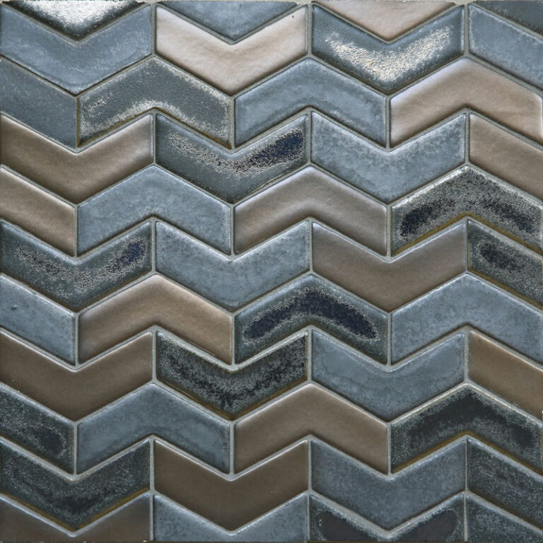 Zig Zag Offset mosaic – Encore Ceramics