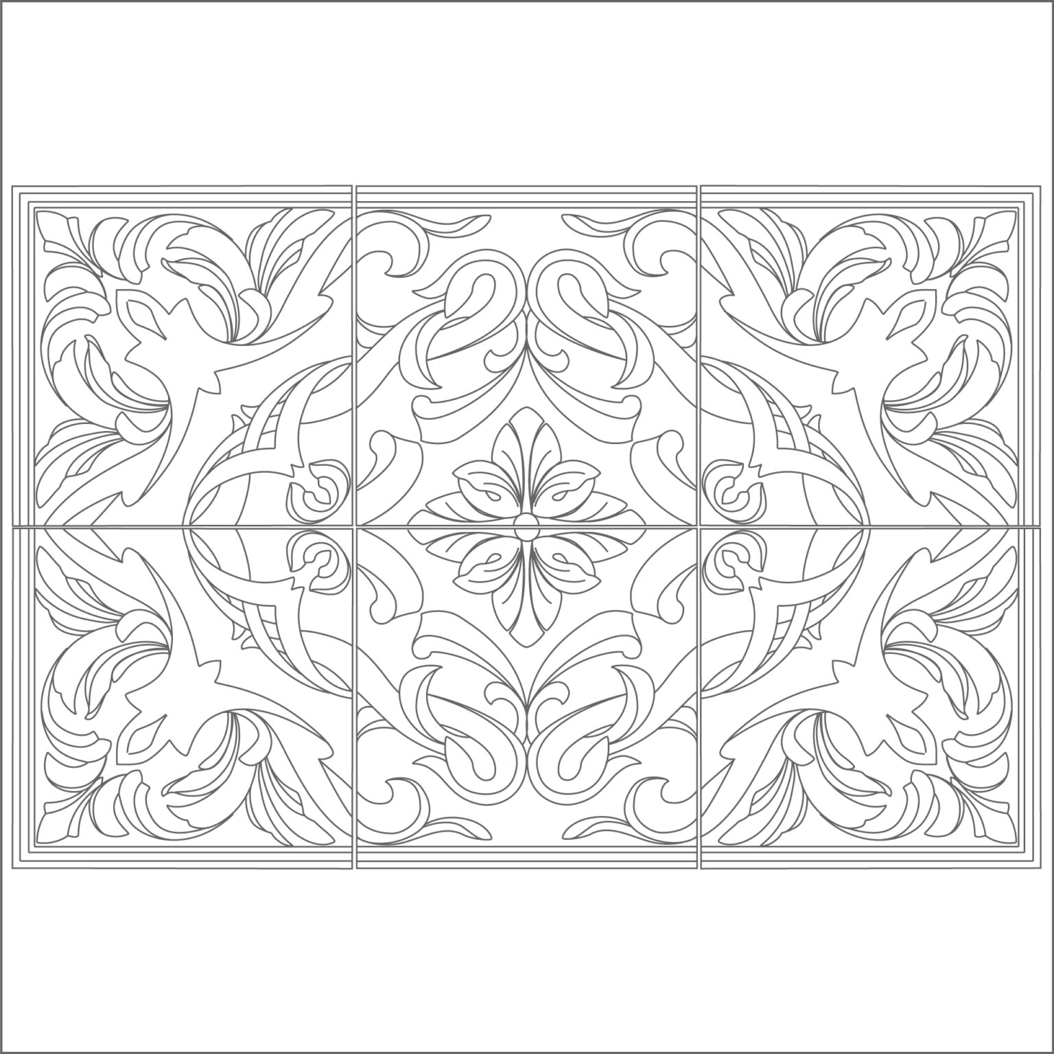 Grace 6 Piece Plaque – Encore Ceramics