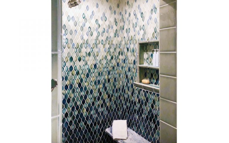 Gradient Wave Shower – Encore Ceramics